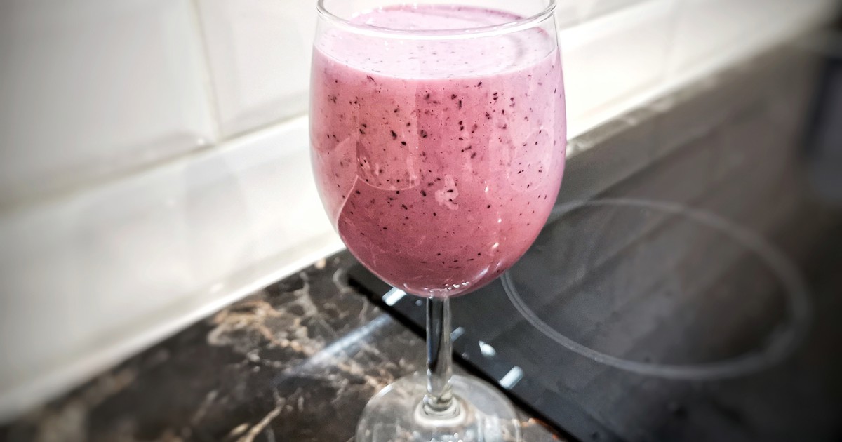Смузи из голубики, пошаговый рецепт с фотографиями – Европейская кухня ...