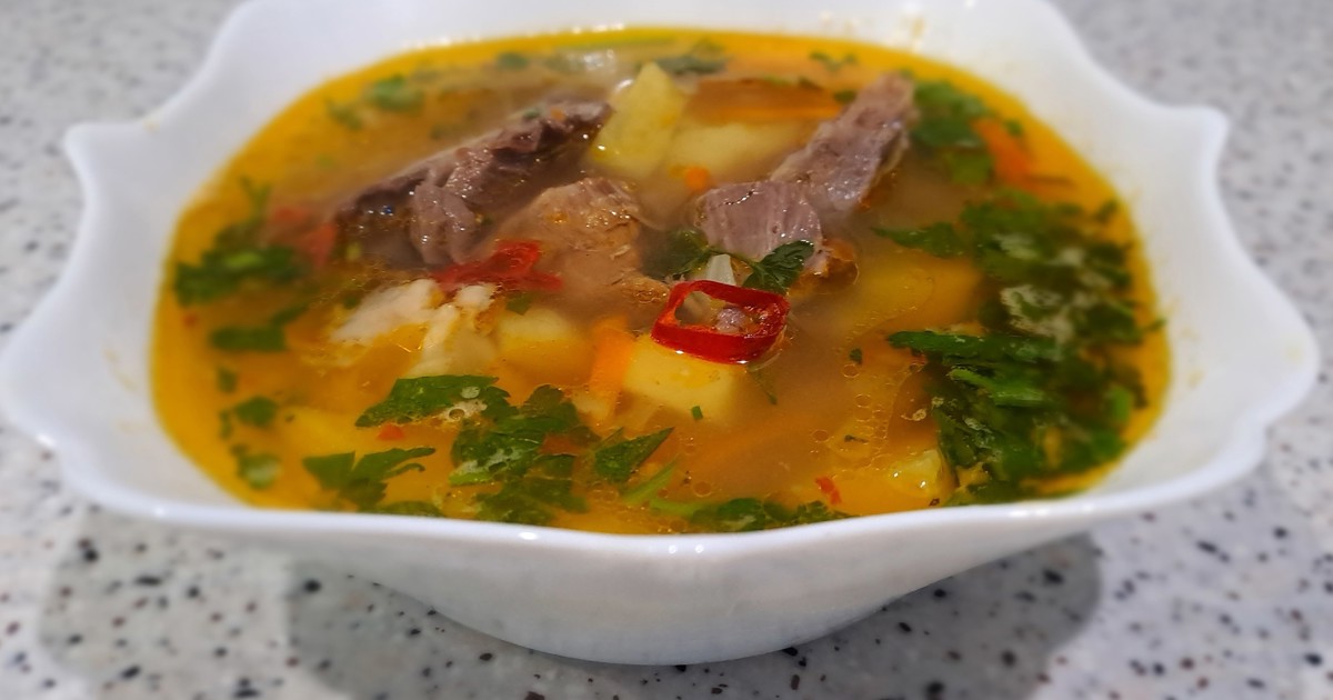 Харчо со свининой, пошаговый рецепт с фотографиями – Европейская кухня ...