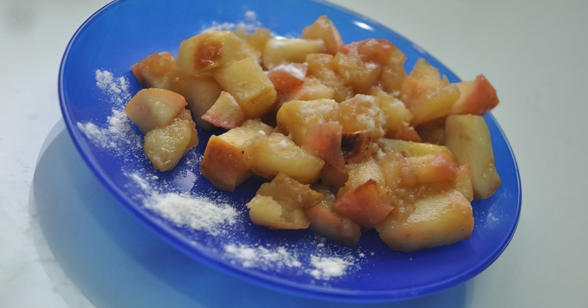Жареные яблоки в карамели рецепт – Русская кухня: Выпечка и десерты. «Еда»